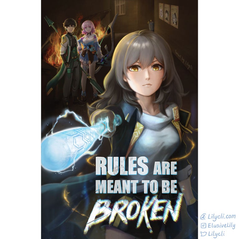 Honkai Star Rail - Rules Poster Print | Lilycli and UpbeatPals at ClirStudio, art by Cheng "Lily" Li
